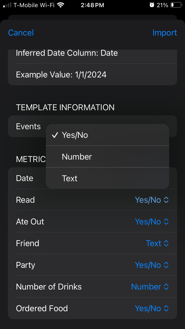 Importing From Csv No Translation Layer